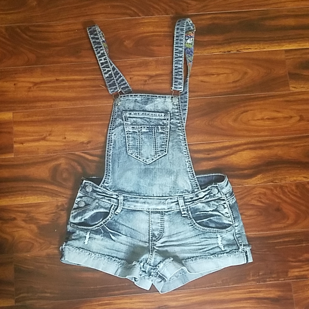 Hippie Laundry Shortalls Short Overalls - Gem
